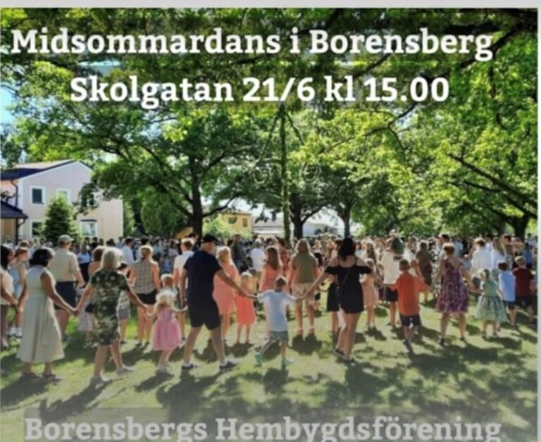 Midsommardans i Borensberg - Motala Sjöstad